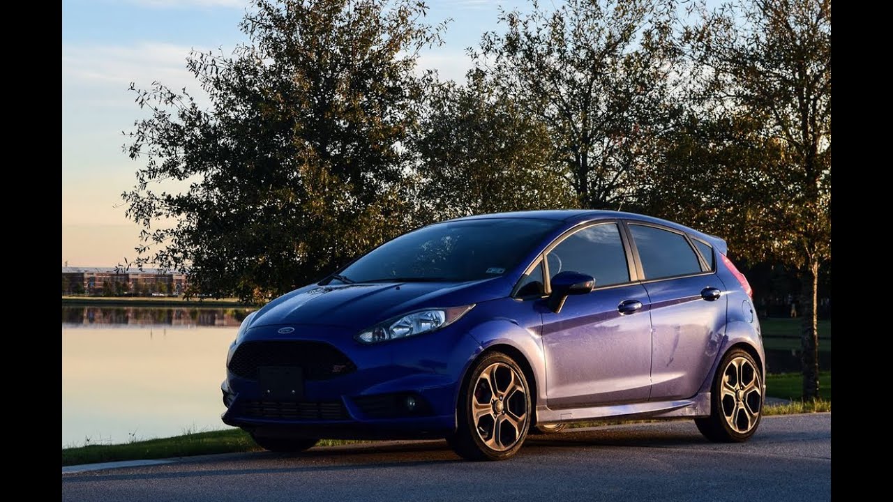 2014 Ford Fiesta ST Rainy Autocross - YouTube