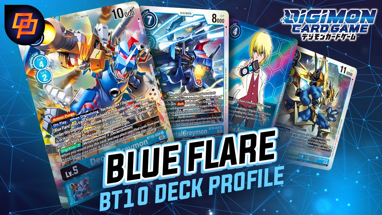 Greymon Blue Flare | BT10 DECK PROFILE - YouTube