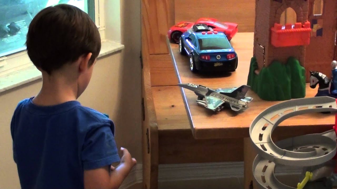 Little boy playing using his Imagination - YouTube