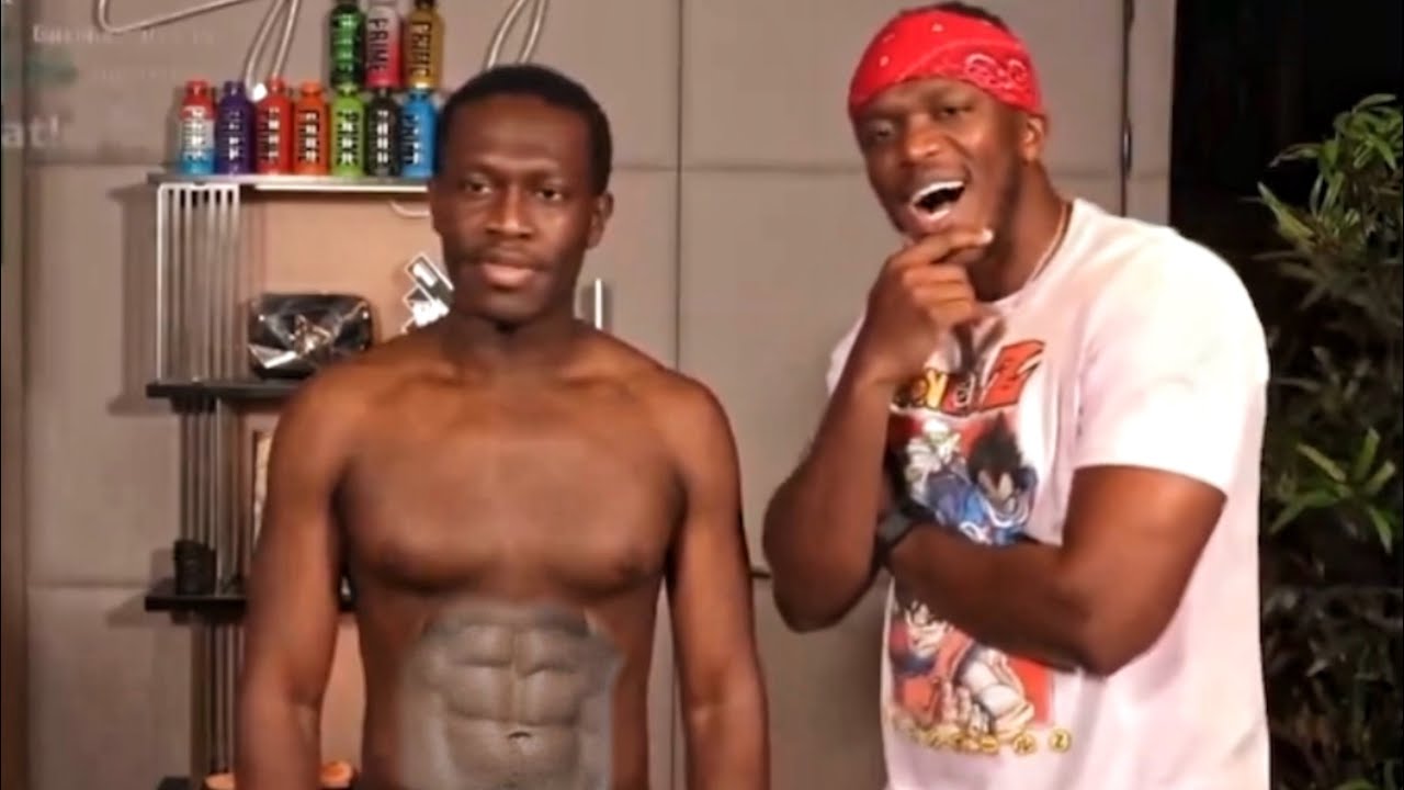 Deji Reveals His Abs - YouTube
