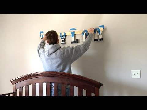 How To Hang Decorative Letters Wall