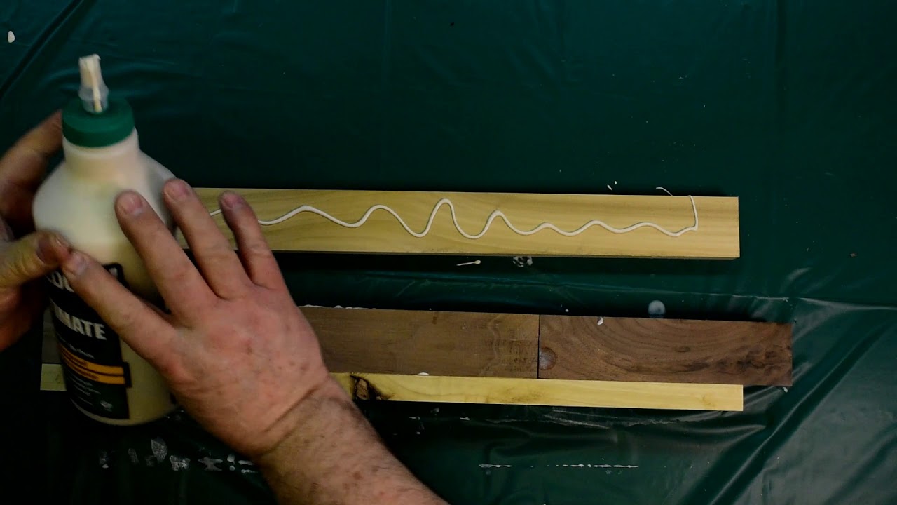 Mini Bat Glue up - YouTube