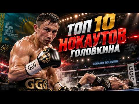 ТОП 10 НОКАУТОВ ГЕННАДИЯ ГОЛОВКИНА