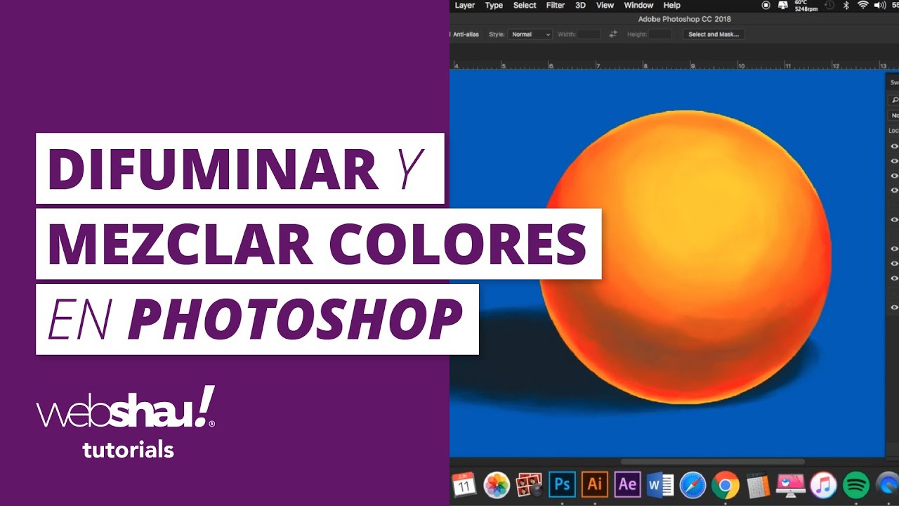 ¿Cómo difuminar y mezclar colores en Photoshop? | Adobe Photoshop ...