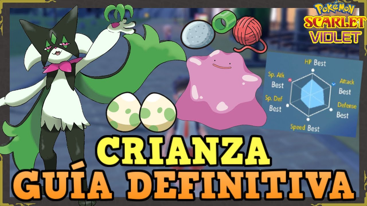 CRIANZA con PERFECTOS IVs, EVS, Naturalezas | Pokémon Scarlet Violet ...
