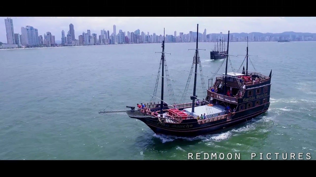 Pirate Ships in Brazil (Santa Catarina) - Short video with drone - YouTube