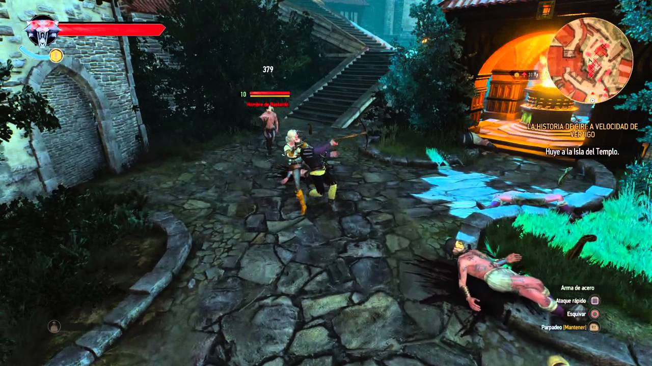 The Witcher 3 The power of Ciri first power - YouTube