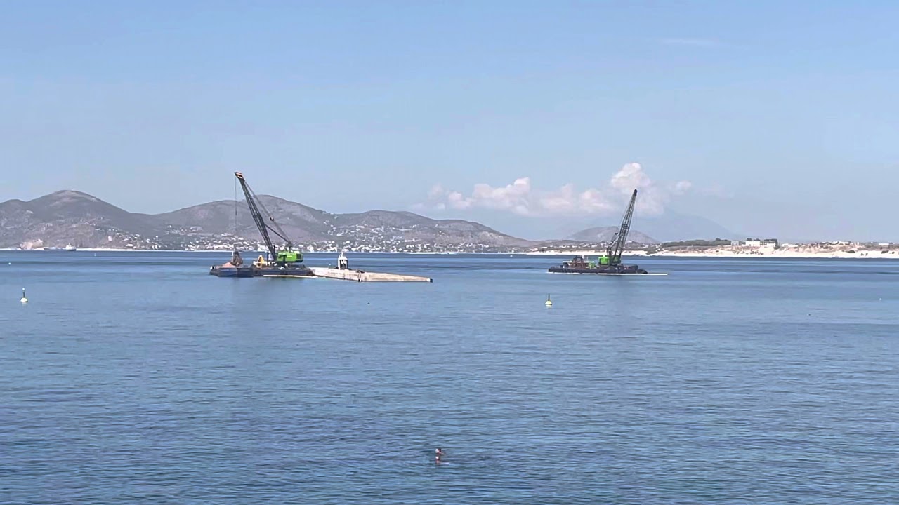 ΕΡΓΑ ΕΠΕΚΤΑΣΗ ΠΡΟΒΛΗΤΑ ΚΡΟΥΑΖΙΕΡΑΣ ΛΙΜΑΝΙΟΥ ΠΕΙΡΑΙΑ 11.9.2021 - YouTube