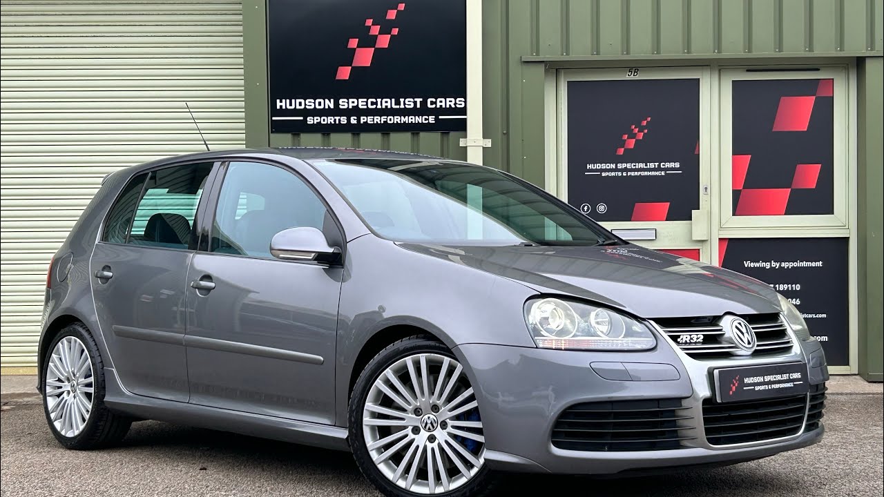 VW Golf R32 - United Grey / Leather / Unmodified - YouTube