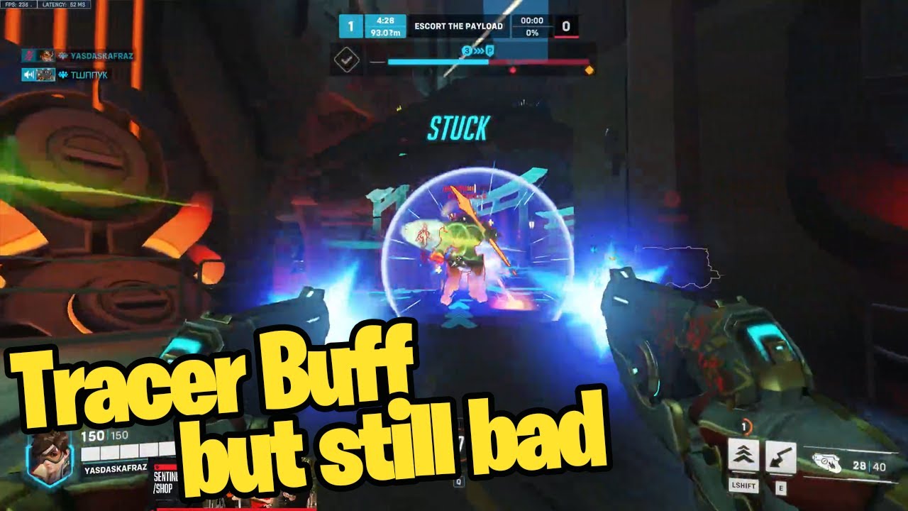 SUREFOUR SHOWING HOW FEELS NEW TRACER BUFF - GAMEPLAY OVERWATCH 2 ...
