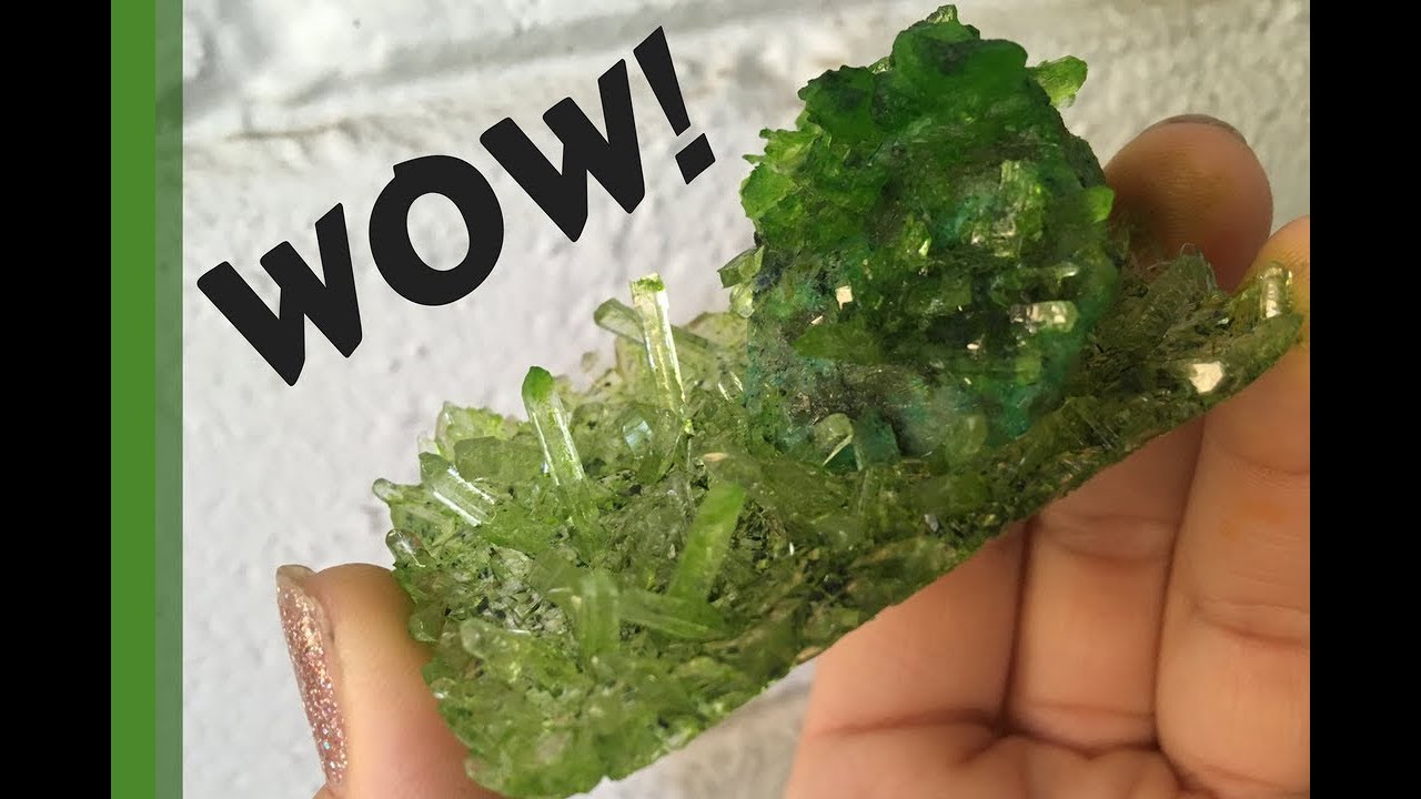 Crystal Growing For Kids with Amazing Results - YouTube