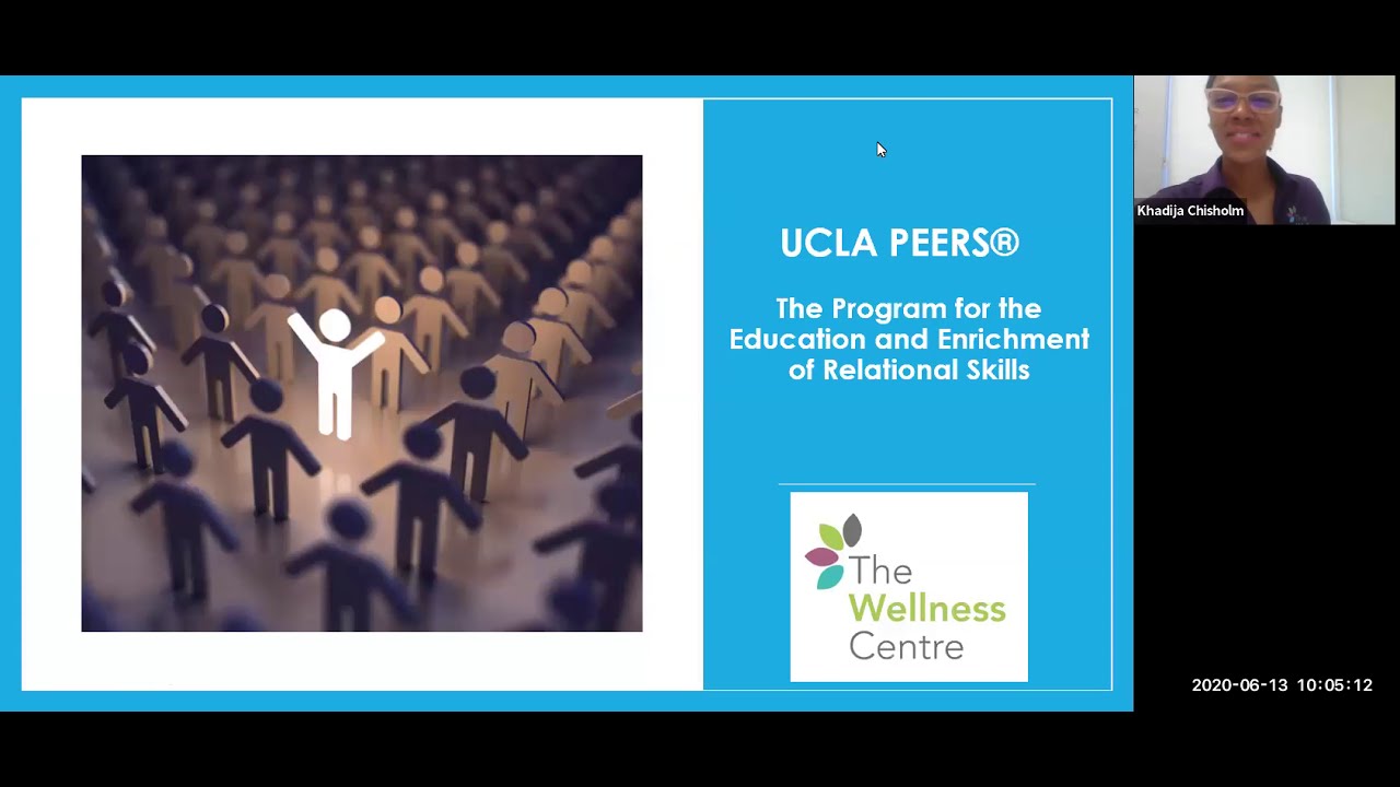 The Wellness Centre UCLA PEERS Information Session Webinar - YouTube