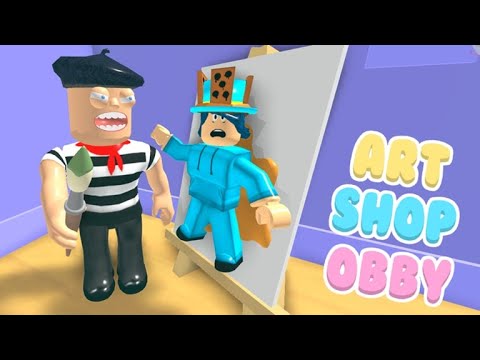 Jugando Escape The Art Shop Obby! - De SunWorks | Roblox - YouTube