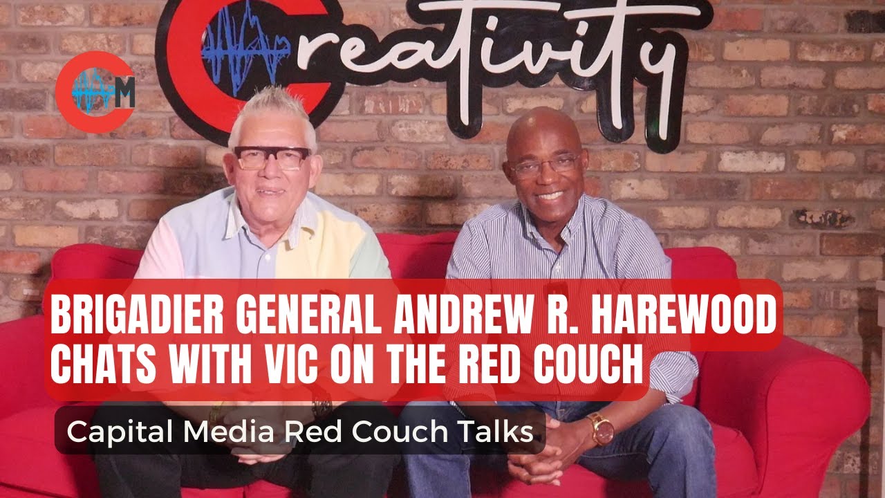 Brigadier General Andrew R. Harewood chats with Vic on the Red Couch ...