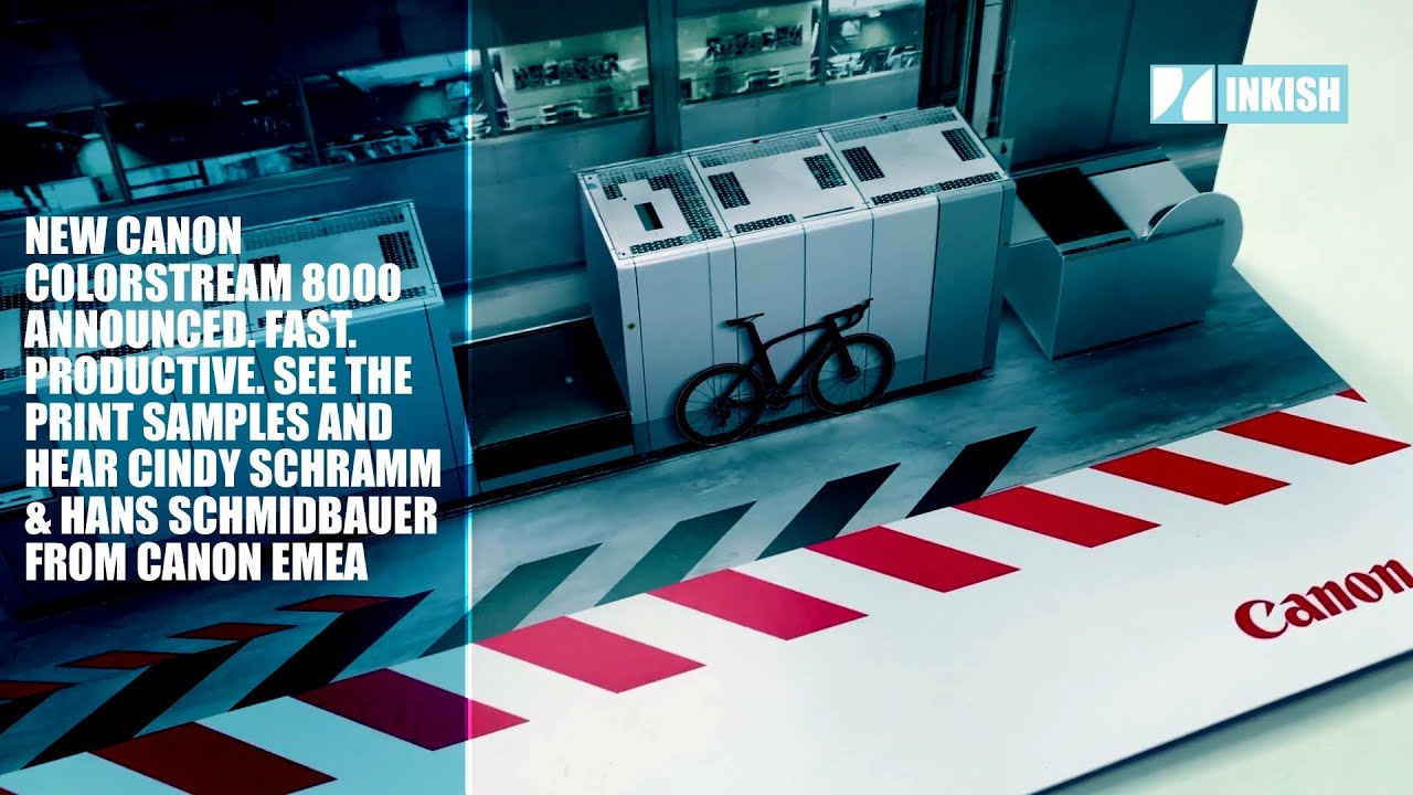 Canon Colorstream 8000 introduced by INKISH - YouTube