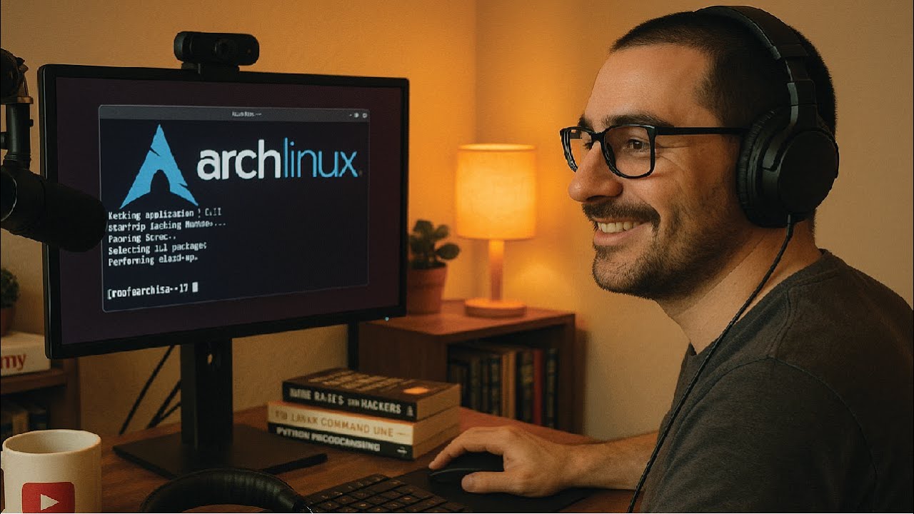 DomingoLinuxero - Noticias tech, Kernel en Arch Linux - YouTube