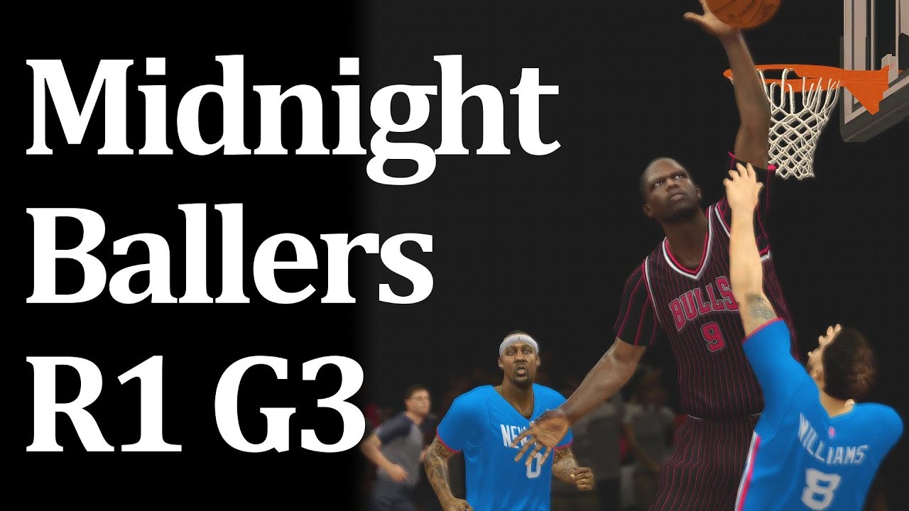 Bulls at Nets - NBA 2K14 PC Midnight Ballers Tournament - YouTube