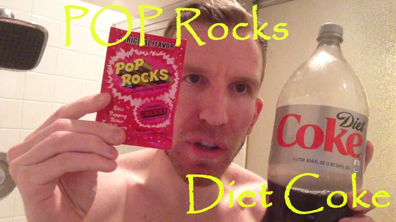 Pop Rocks And Diet Coke Challenge - YouTube