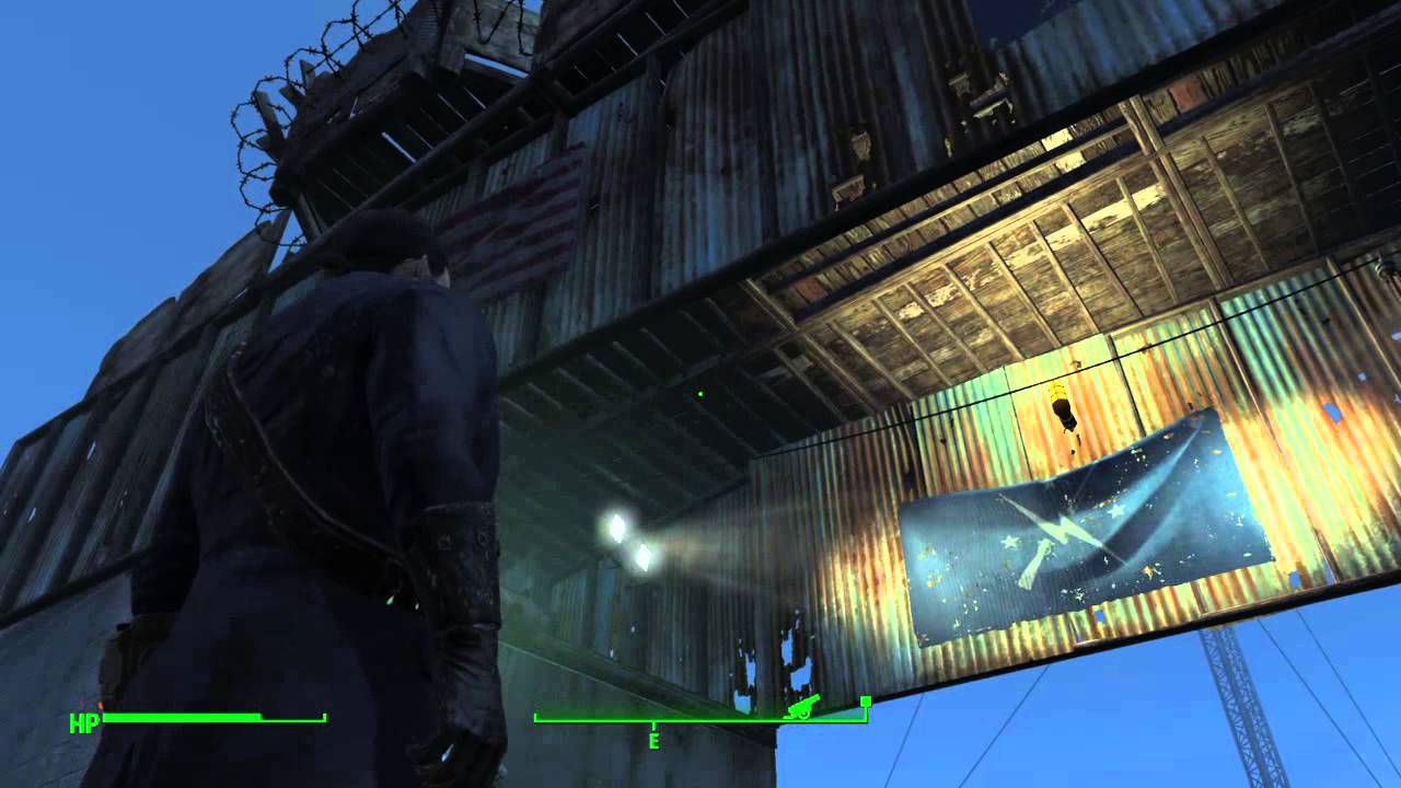 Fallout 4 The Castle settlement Entrance - YouTube