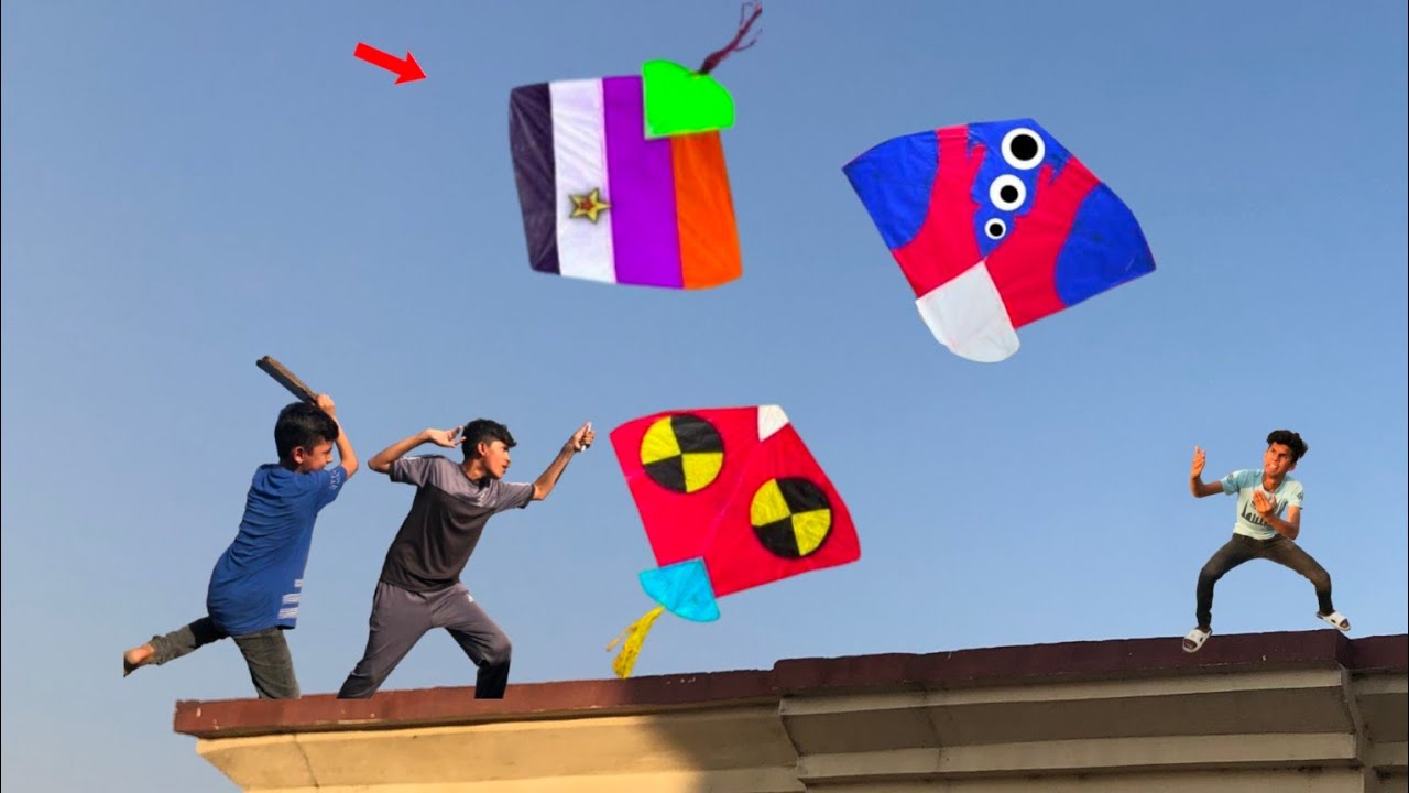 head blood stick kite caught with big stick dhoka kiters biggest kites ...