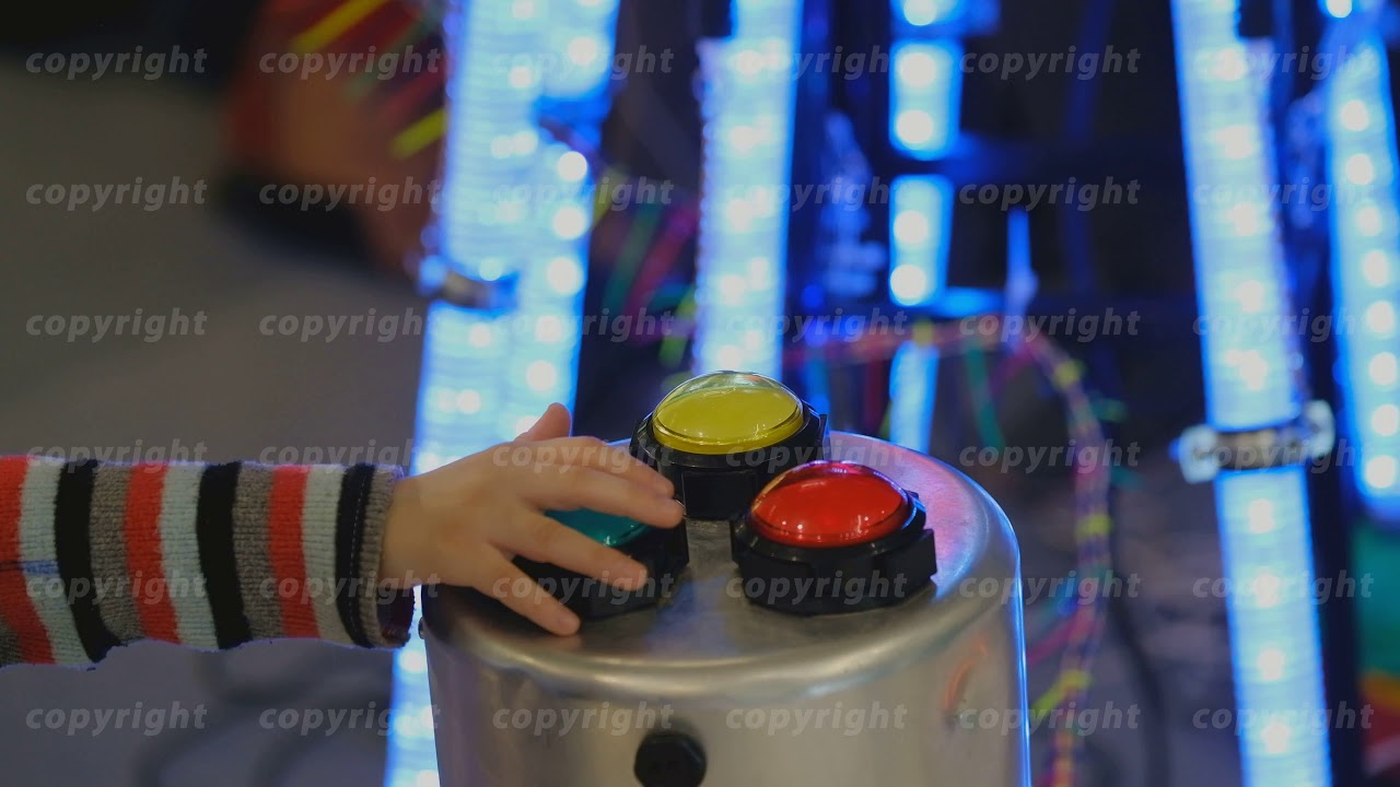Child hand presses the button - YouTube