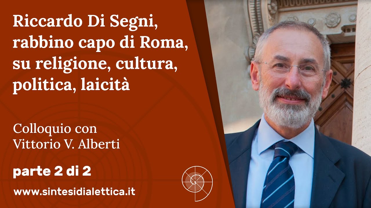 Riccardo Shmuel Di Segni, rabbino capo di Roma, su religione, cultura ...