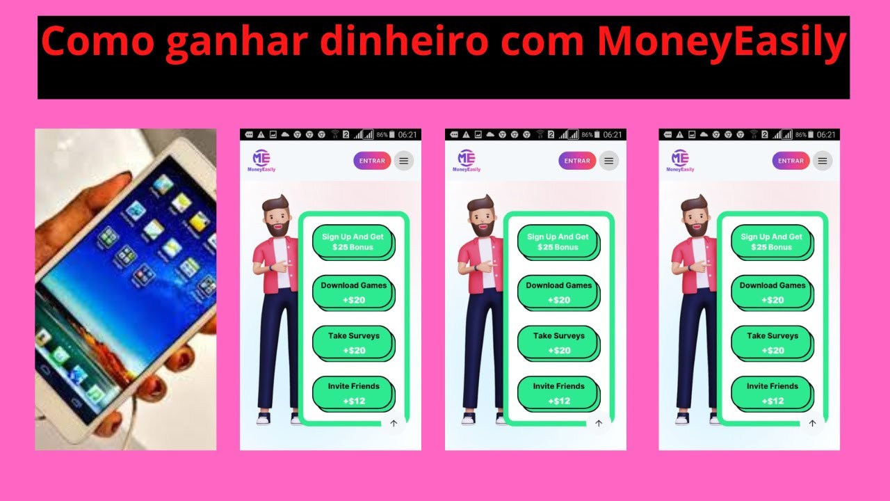 Como ganhar dinheiro com MoneyEasily - YouTube
