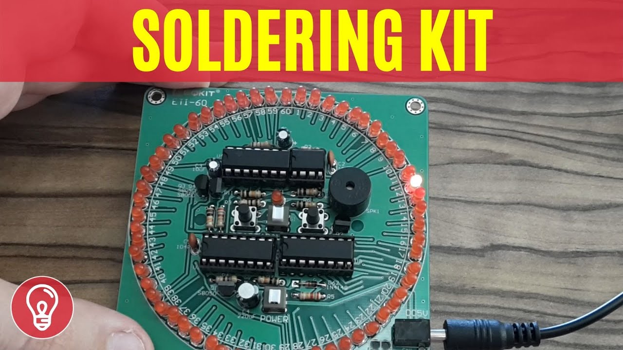 60 Seconds Timer Soldering Kit with IC 555, IC 4017 and IC 4069 - YouTube
