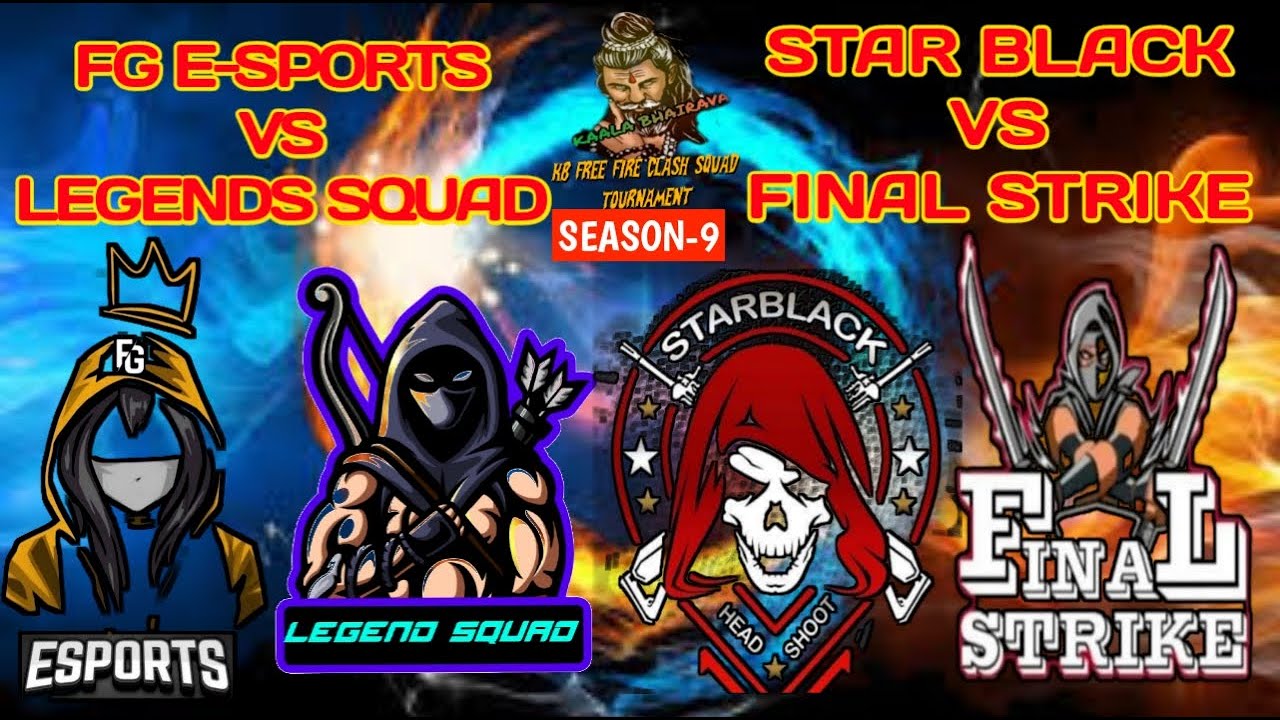 KBCS9-FG ESPORTS VS LEGEND SQUAD & STAR BLACK VS FINAL STRIK - YouTube
