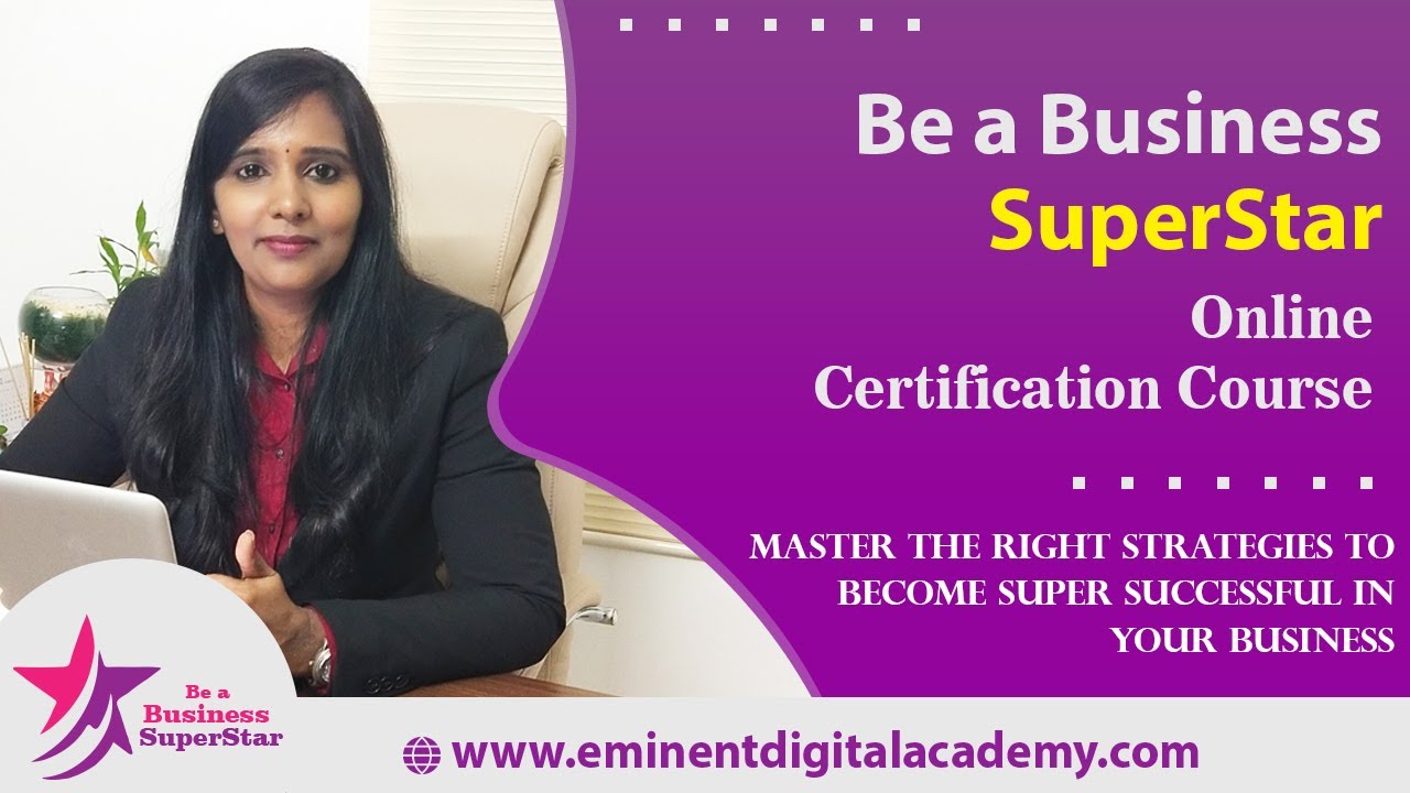 Be a Business SuperStar - Online Certification Course - YouTube