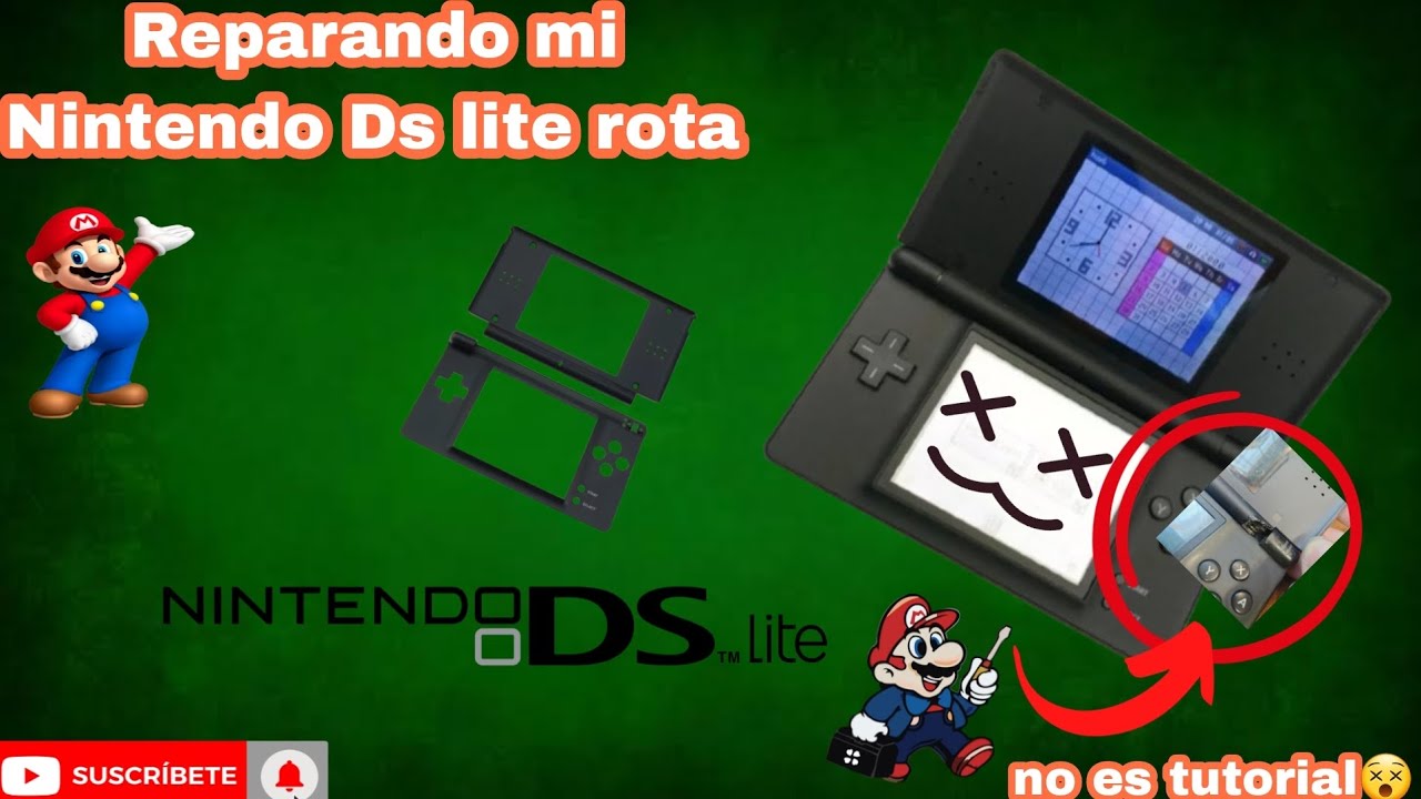 Reparando mi Nintendo Ds lite roto 🤯🤯🤯 - YouTube