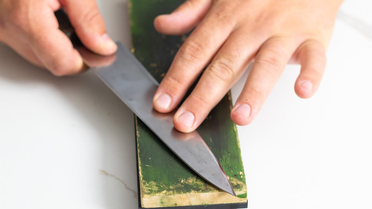 How I Make My Knives Razor Sharp at Home - YouTube