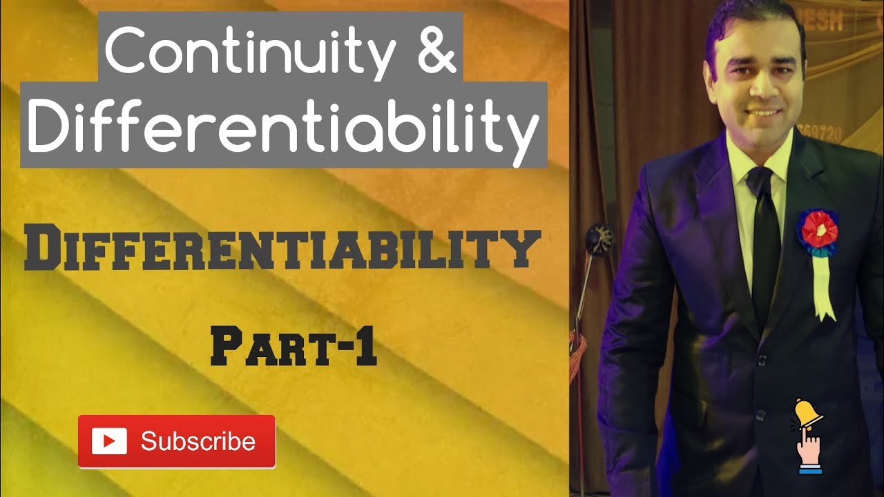 Continuity and differentiability, (part-3) differentiability ...