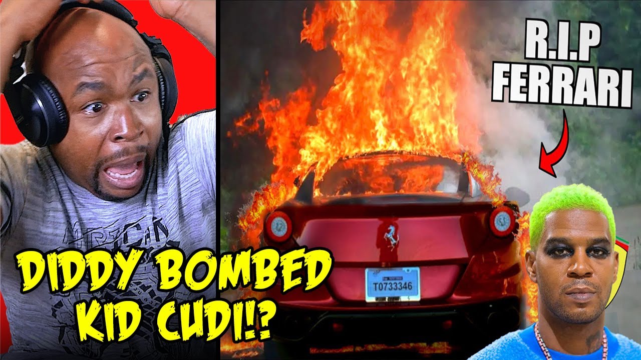 😨P. Diddy Caught In 4k Blowing Up Kid Cudi’s Car😨 - YouTube