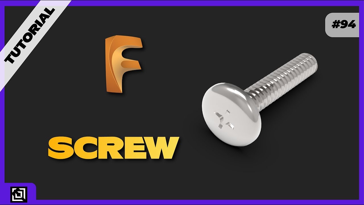 Design a Screw in Fusion 360 | Fusion 360 Tutorial 2021 | It’s made EZy ...