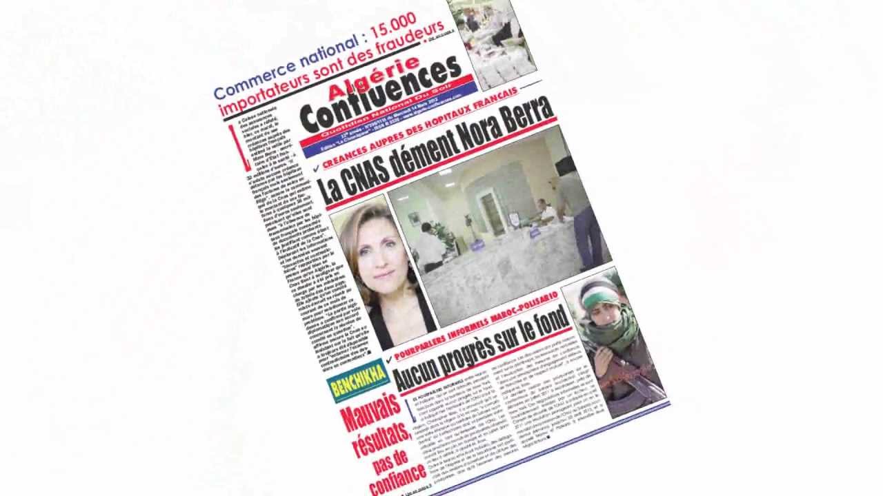 Algérie Confluences | Journal Quotidien Algérien - YouTube