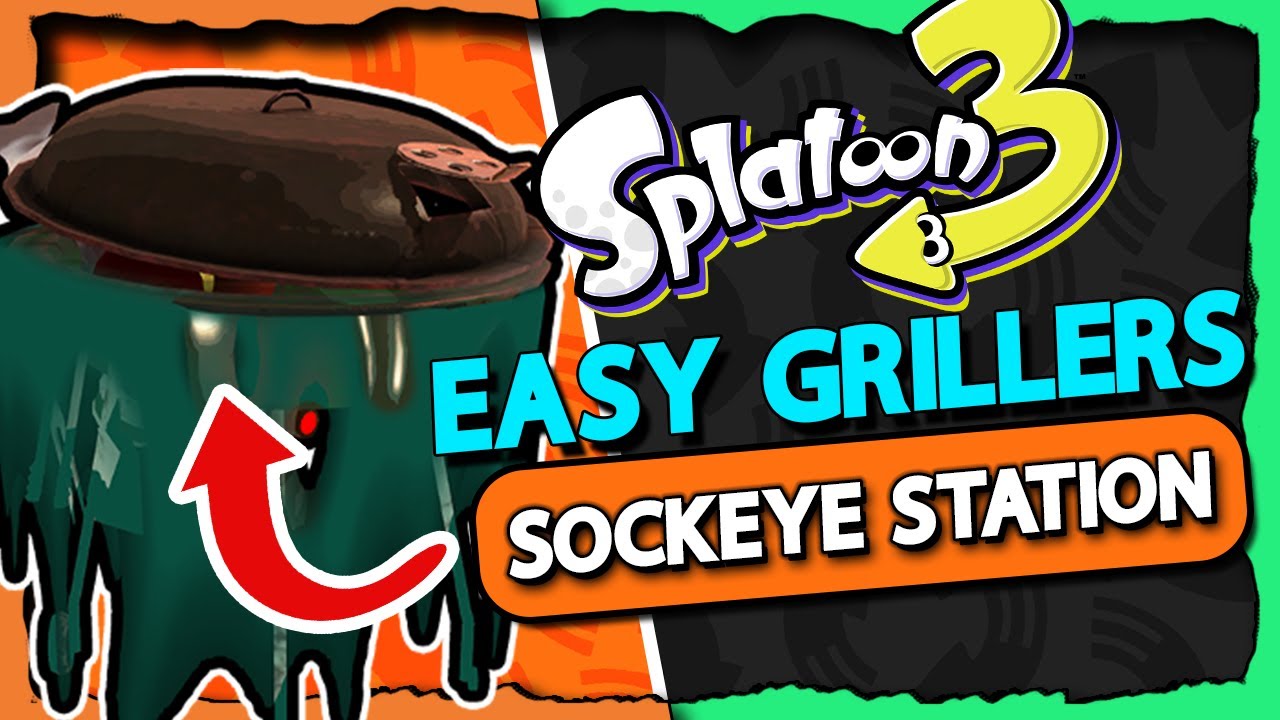 Easy Griller Wave Sockeye Station Guide │ Salmon Run Splatoon 3 - YouTube