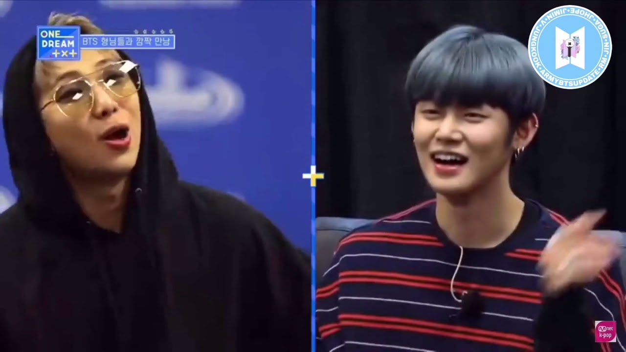 [INDO SUB] TXT met BTS in Chicago [BTS WORLD TOUR SPEAK YOURSELF IN ...