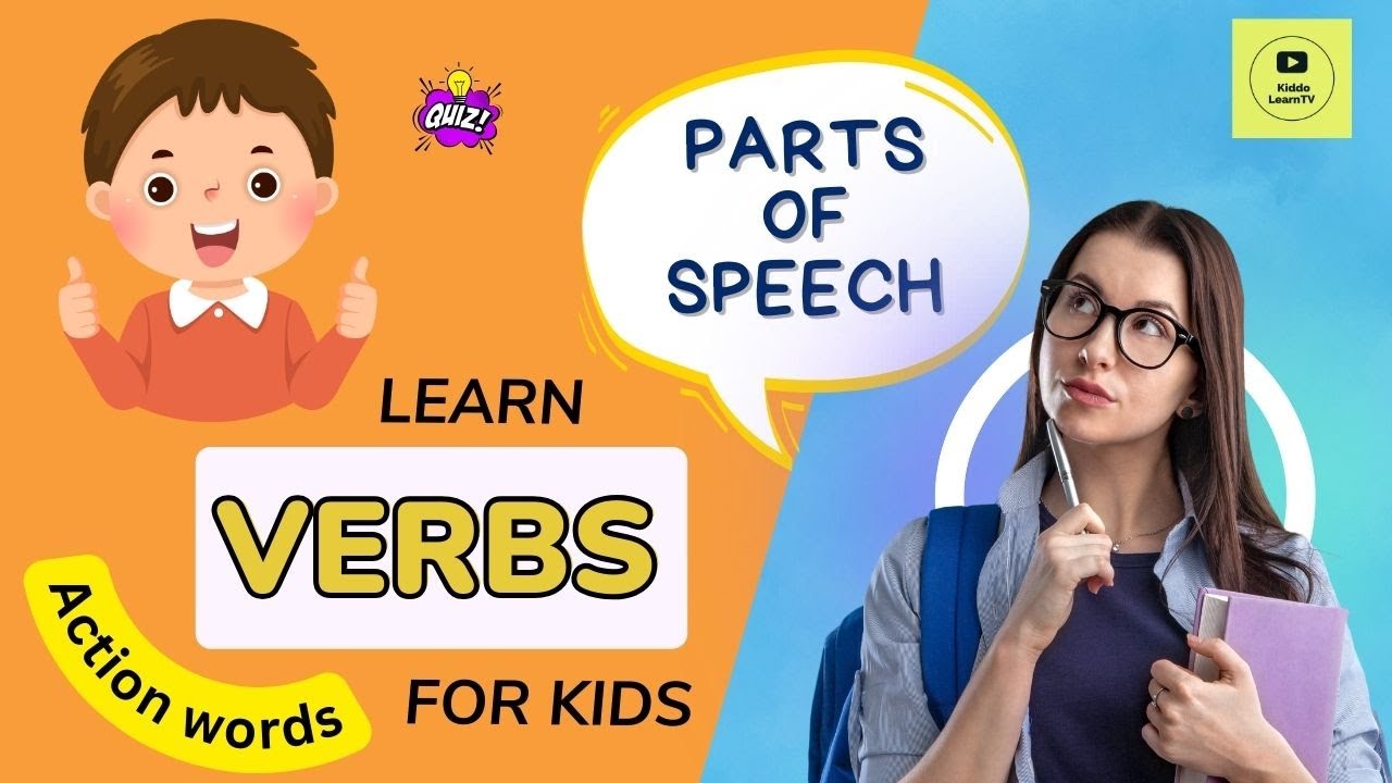 Verbs | English Grammar | Parts of Speech | Grade 3 to 5 | Action Words ...