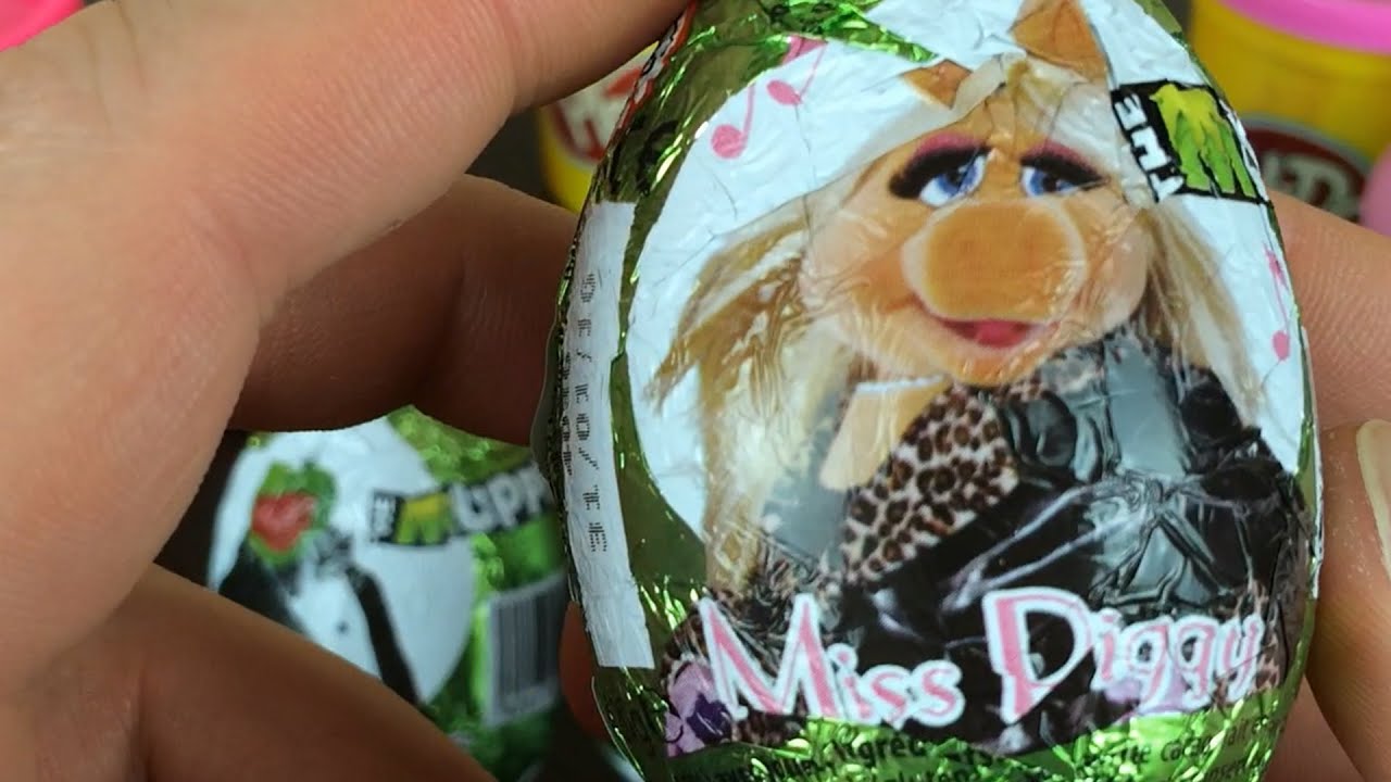 Muppets Show Kermit The Frog Puppet Sesame Street Surprise Eggs Candy ...