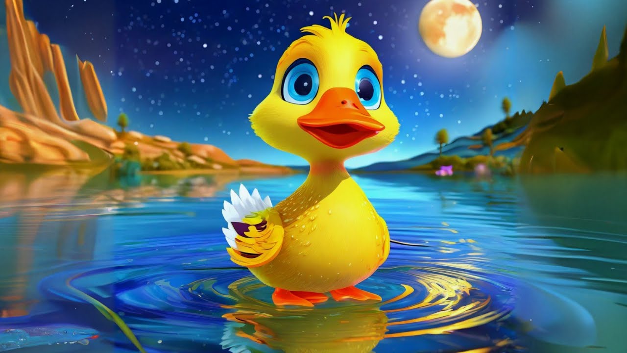 fairy tale /The Little Duck and the Moon🐥🌝 - YouTube