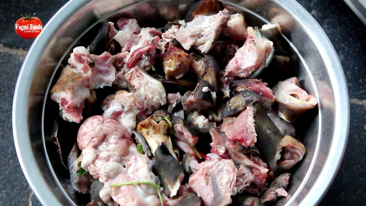 Tasty Goat Head Curry | Easy Homemade Lamb Head Curry Recipe - YouTube