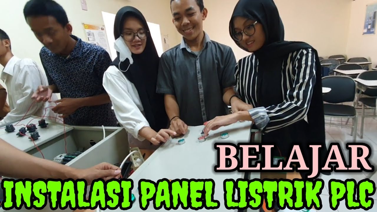 BELAJAR INSTALASI PANEL LISTRIK PLC - YouTube