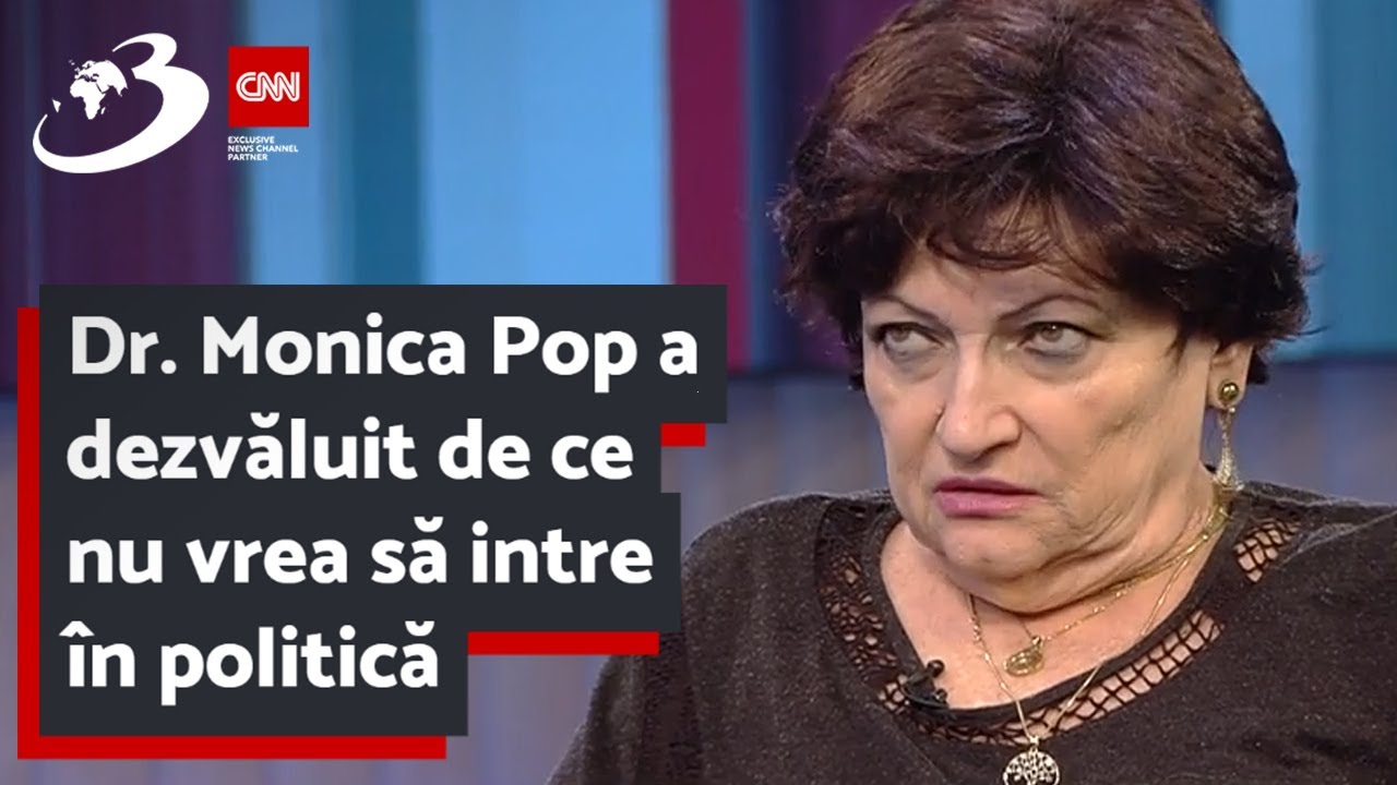 Dr. Monica Pop a dezvăluit de ce nu vrea să intre în politică - YouTube