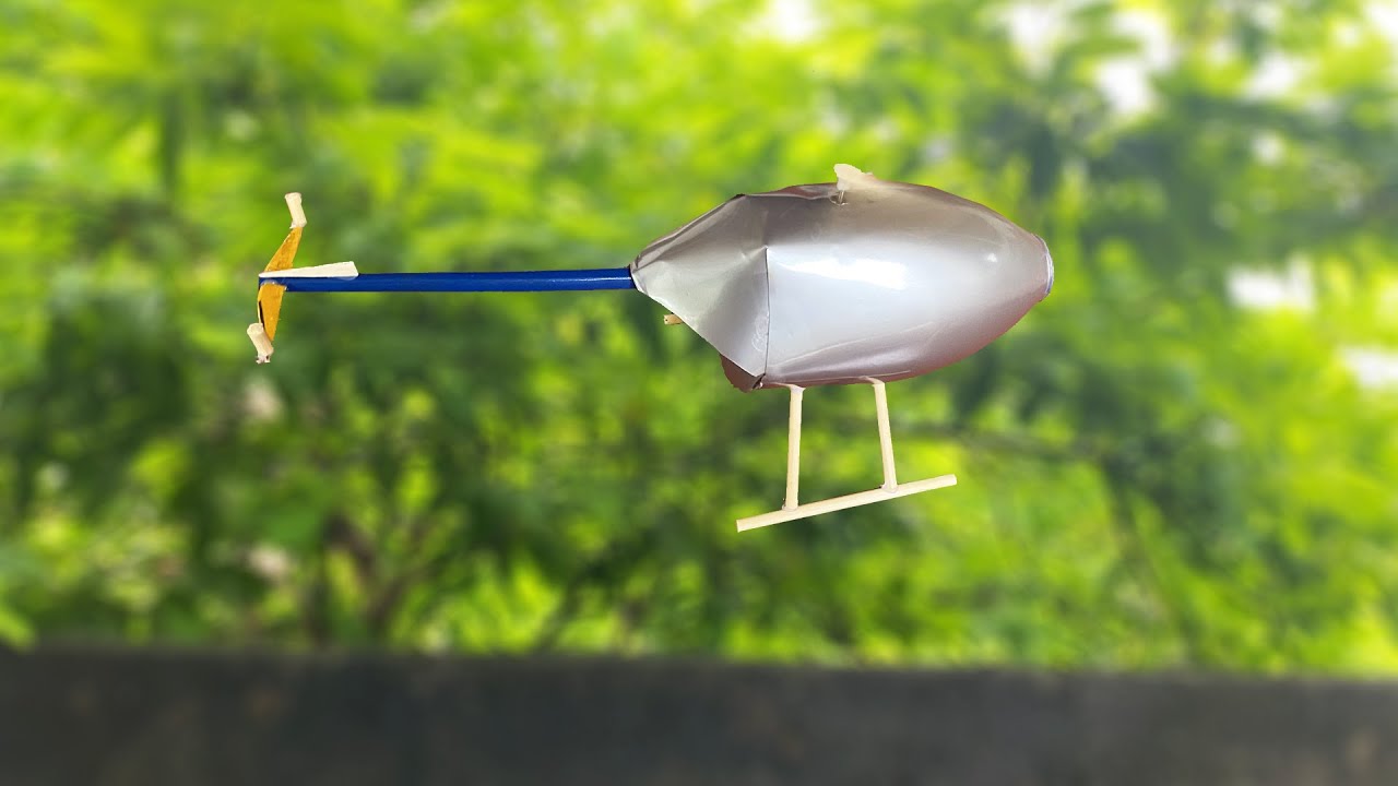 Craft Your Own Flying Toy Helicopter Using a Plastic Bottle: Easy DIY ...