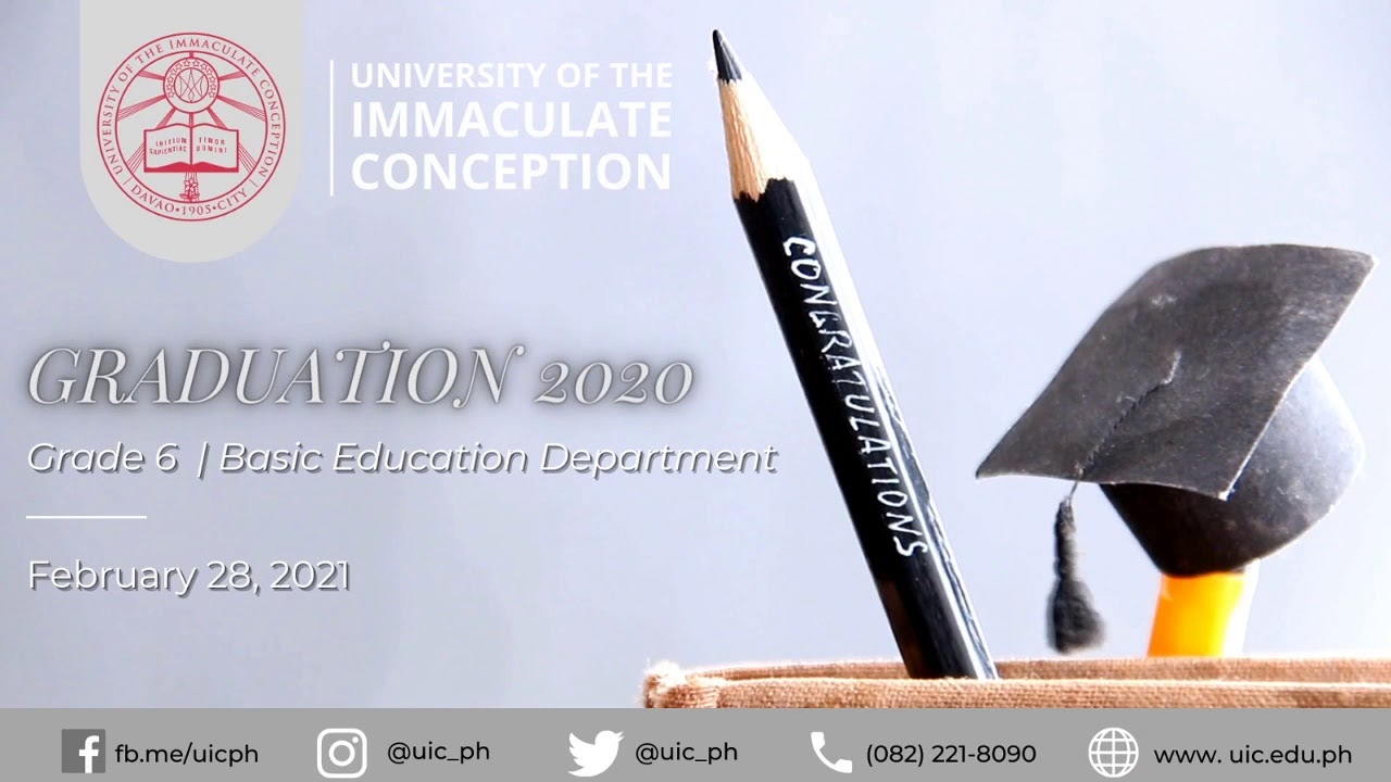 Graduation and Moving Up Ceremony for Class 2020 | Basic Education ...