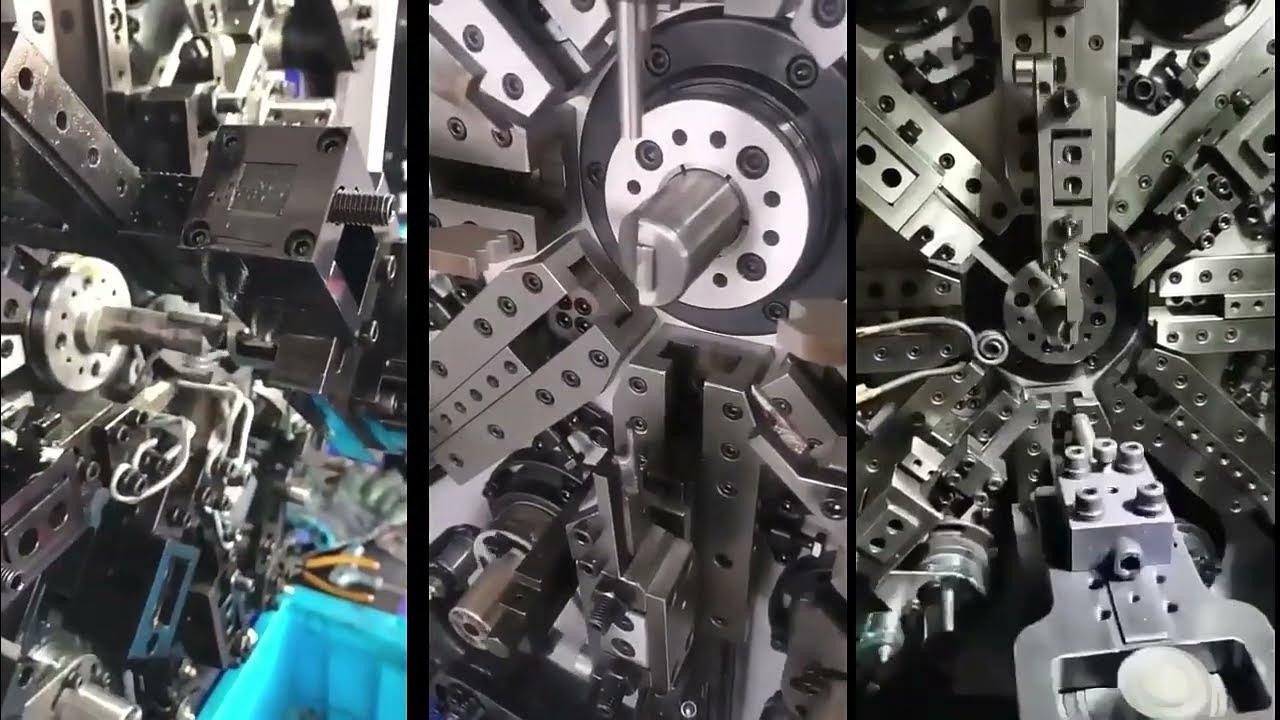 Yinfeng CNC Spring Machine - YouTube