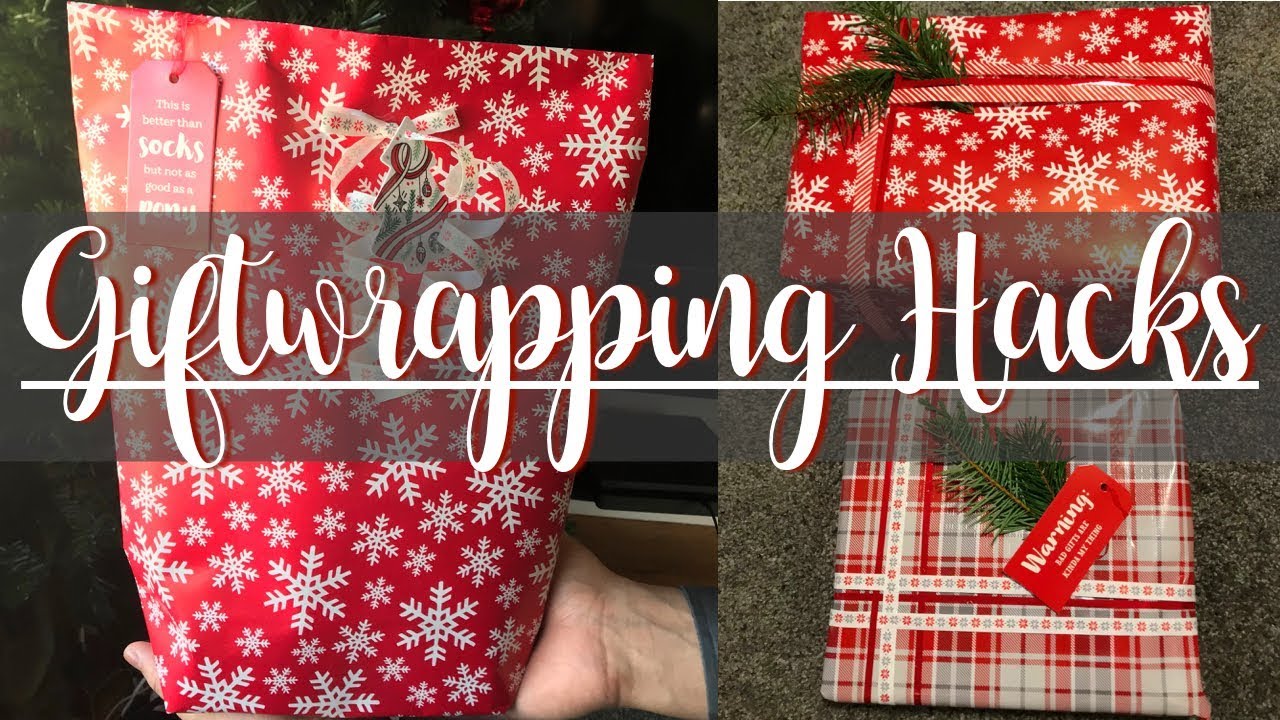 GIFT WRAPPING HACKS | Christmas 2017 - YouTube