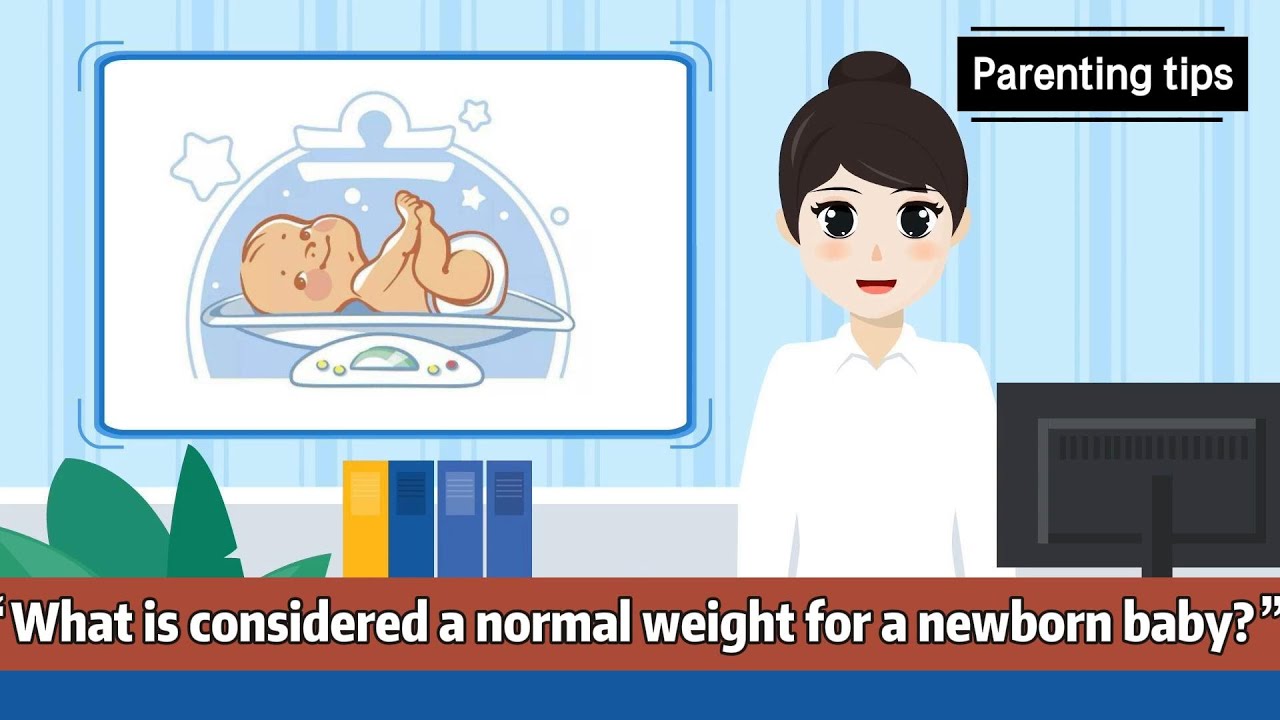What is considered a normal weight for a newborn baby? - YouTube