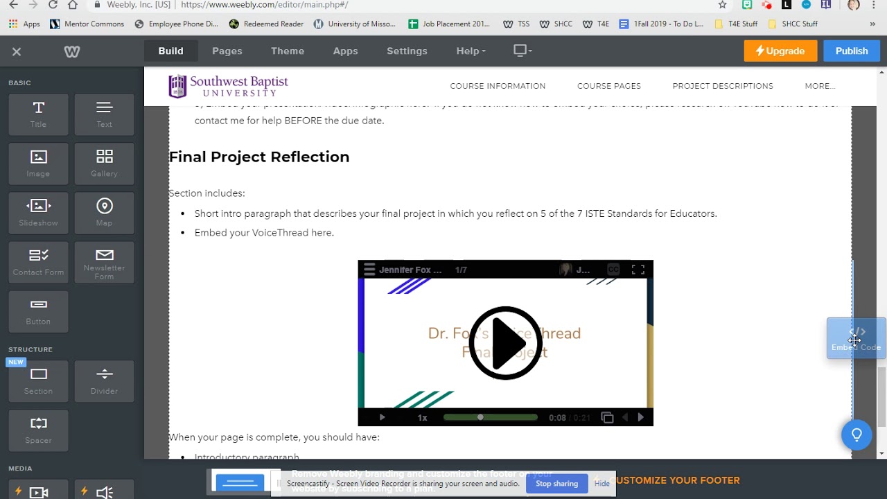 How to Embed VoiceThread Project - YouTube